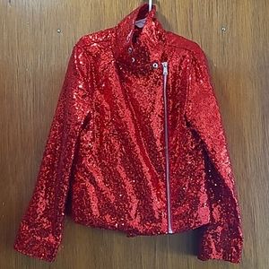 JoJo Siwa | Jackets & Coats | Red Sequin Jacket | Poshmark